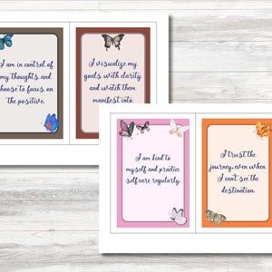2024 New Year New Your Affirmation Cards| Positive Quotes | Digital ...