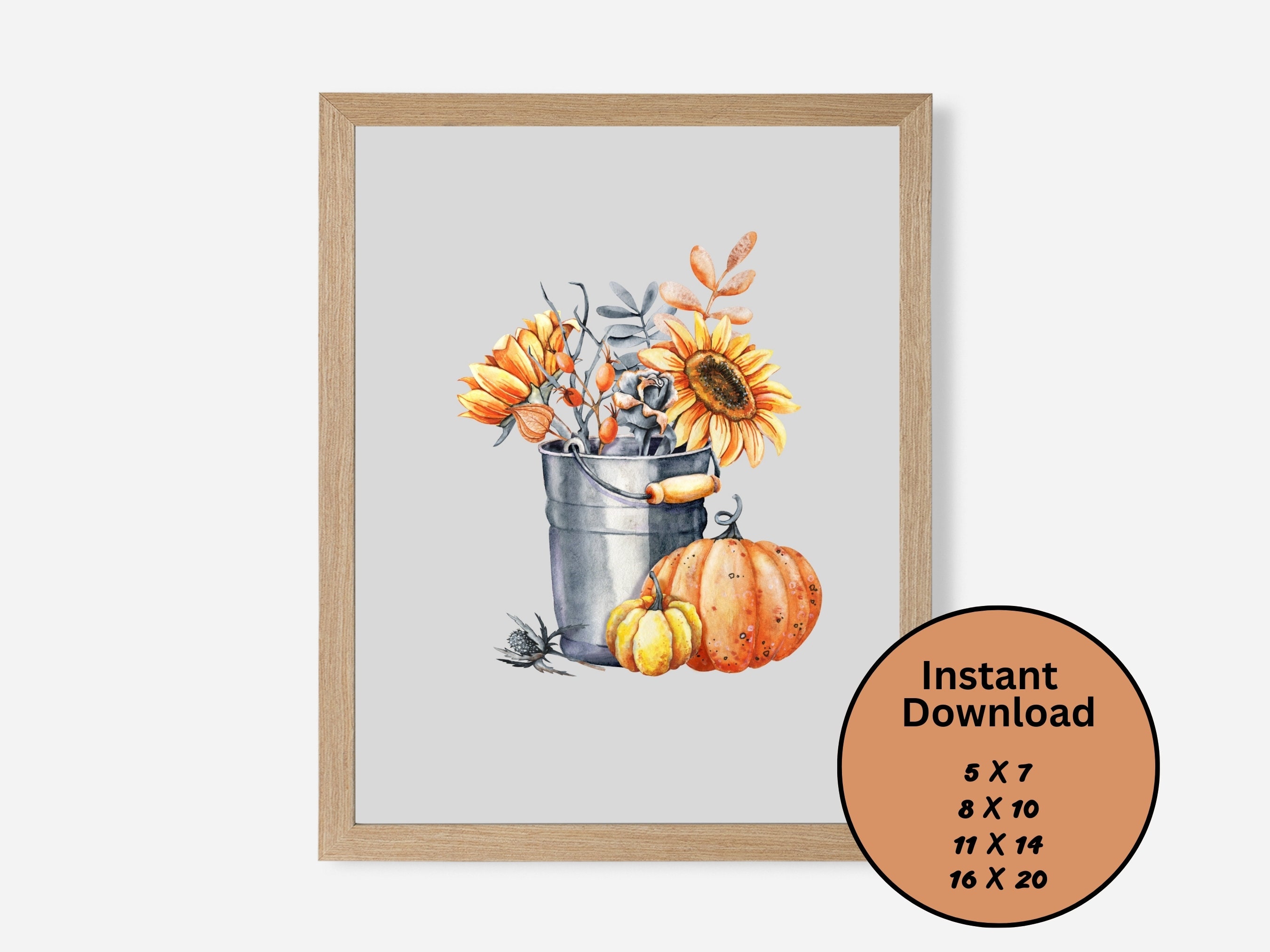 Fall Harvest Printable Wall Art Set of 3 - Etsy