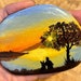 Handmade Nature Painting on Rock Sunset Serenity! - Etsy
