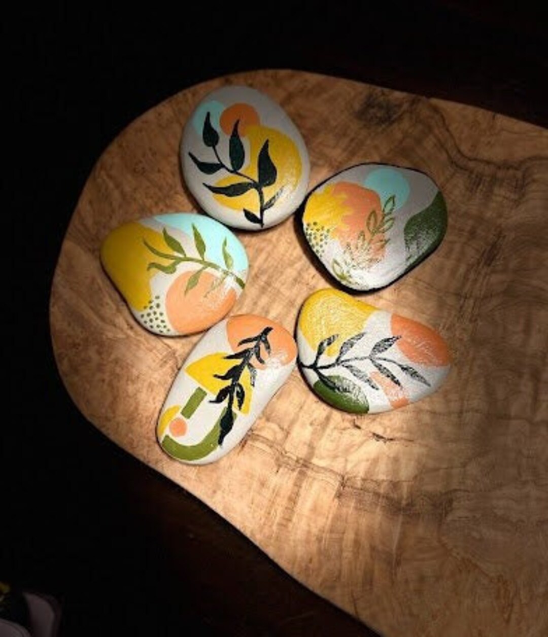 Boho Harmony Rocks, Hand-painted Masterpieces for Your Space! - Etsy