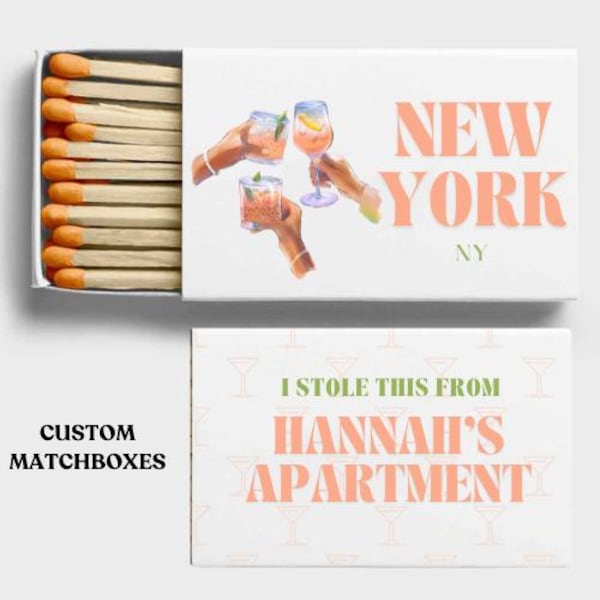Custom Housewarming Matchbooks - Etsy