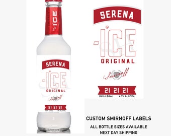 Custom Smirnoff Ice Labels Prank Gift Bridal Party Gifts Bachelorette ...