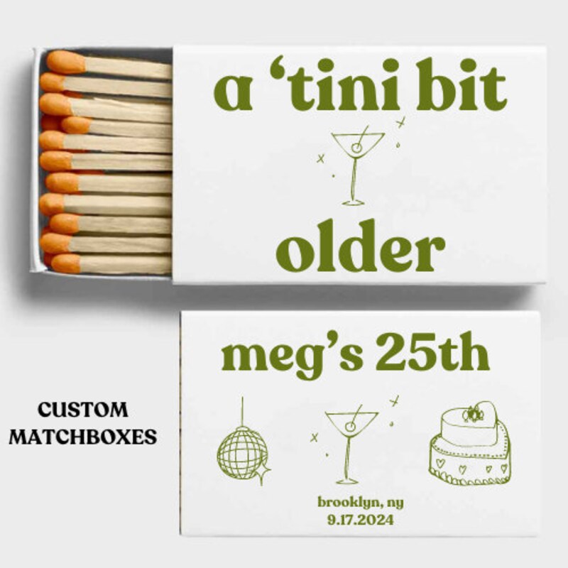 Custom Matchboxes - Etsy