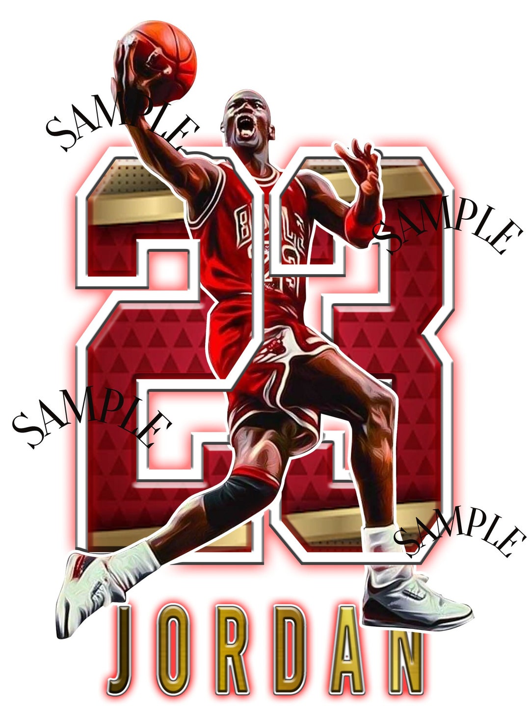 Michael Jordan PNG High Quality T-shirt Print, Sublimation Print, Dtf ...