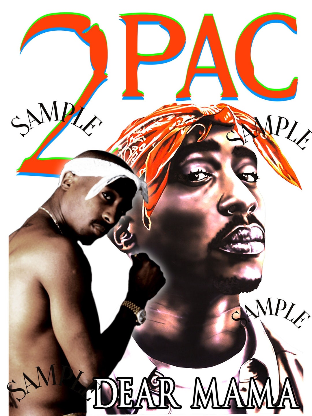 2pac PNG Sublimation Print, Dtf Print, Dtg Print, T-shirt Print - Etsy