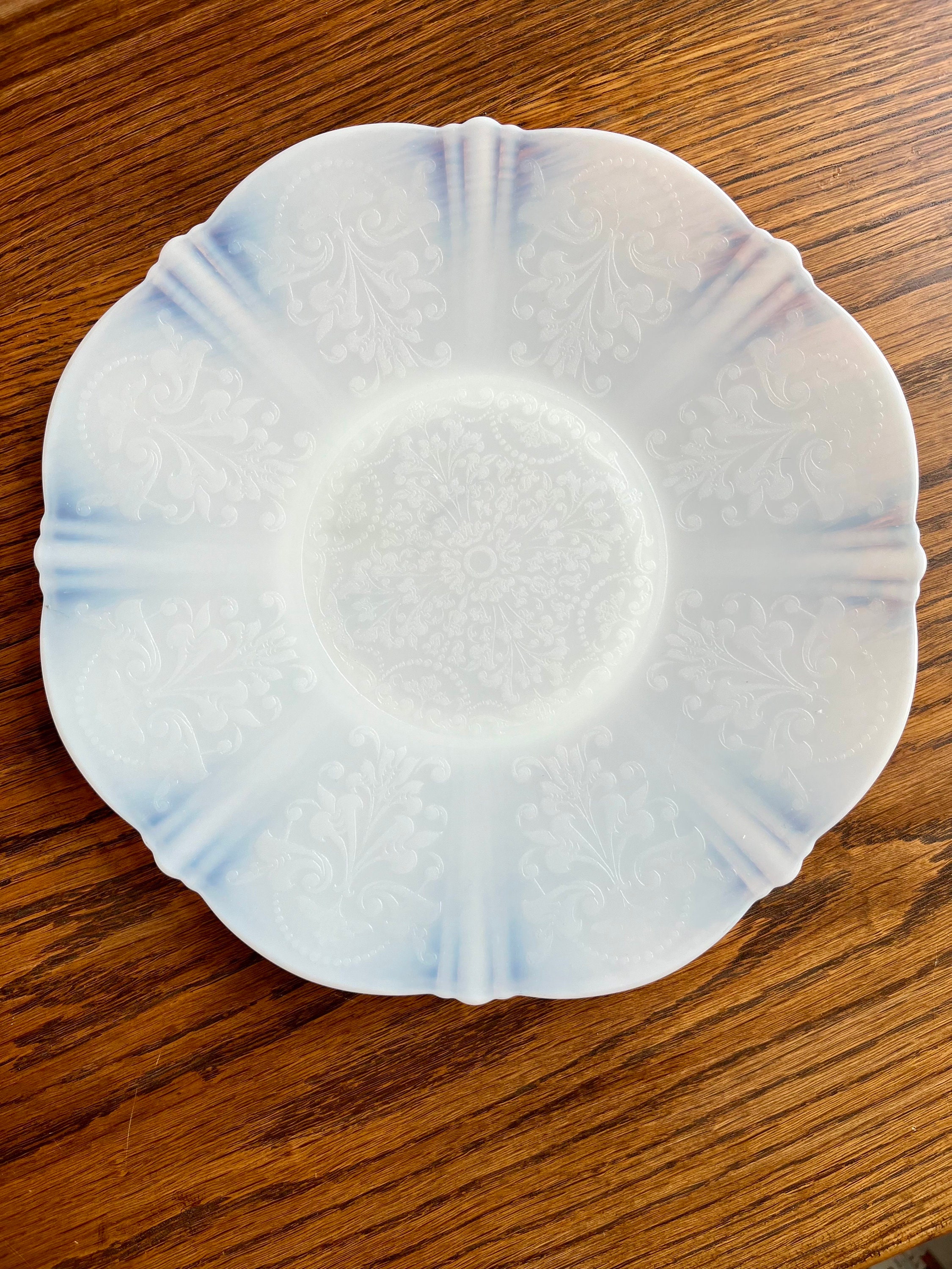 American Sweetheart Depression Glass by Macbeth Evans White Monax ...