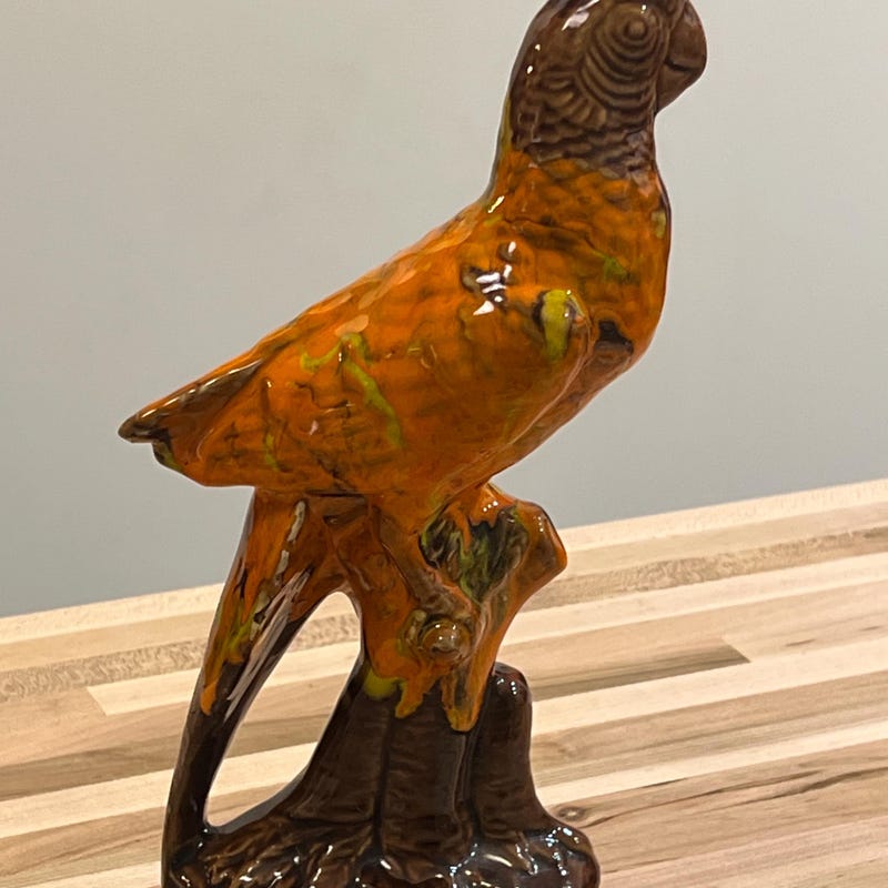 Ceramic Parrot - Etsy
