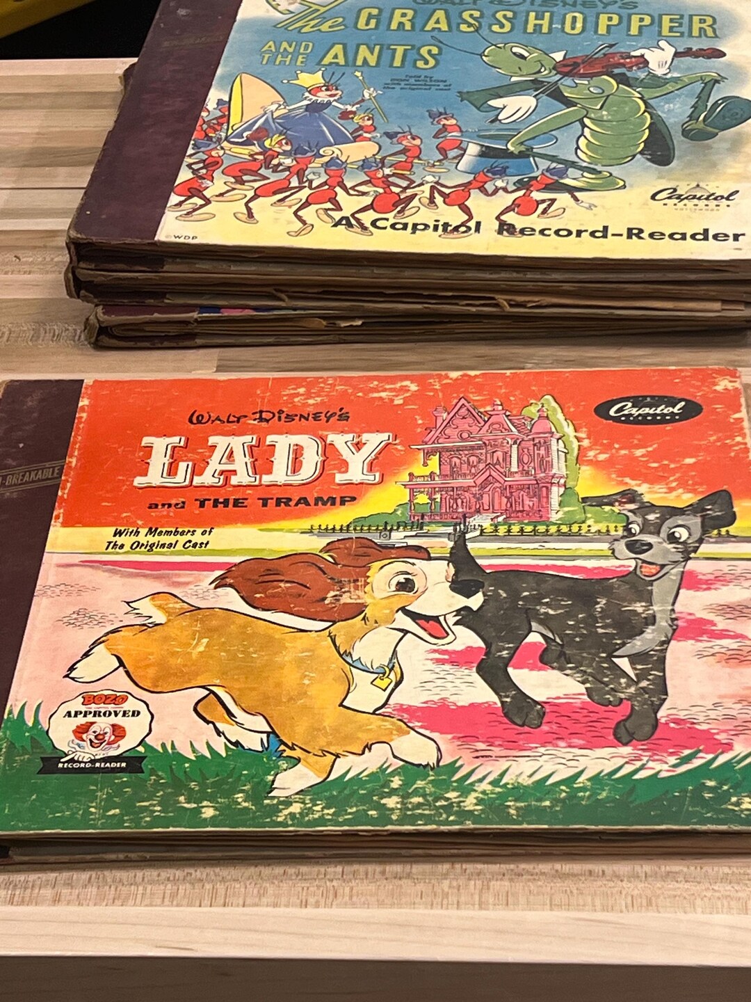 Lady and the Tramp Picture Book and 2 Record Set 78 Rpm - Etsy