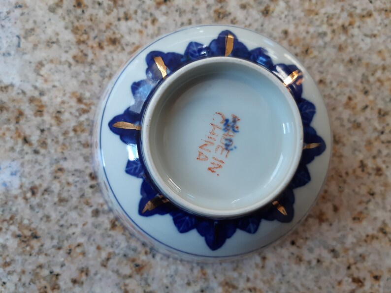 Antique Chinese wanyu玩玉 Marked Open Carved rice Eyes Porcelain Bowl in ...