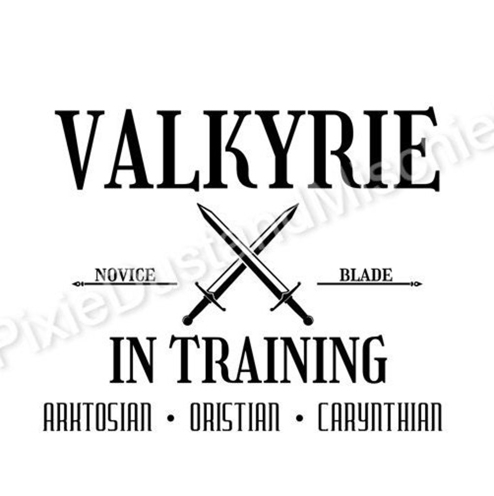 Valkyrie in Training SVG/PNG, A Court of Silver Flames, ACOSF, Ataraxia ...