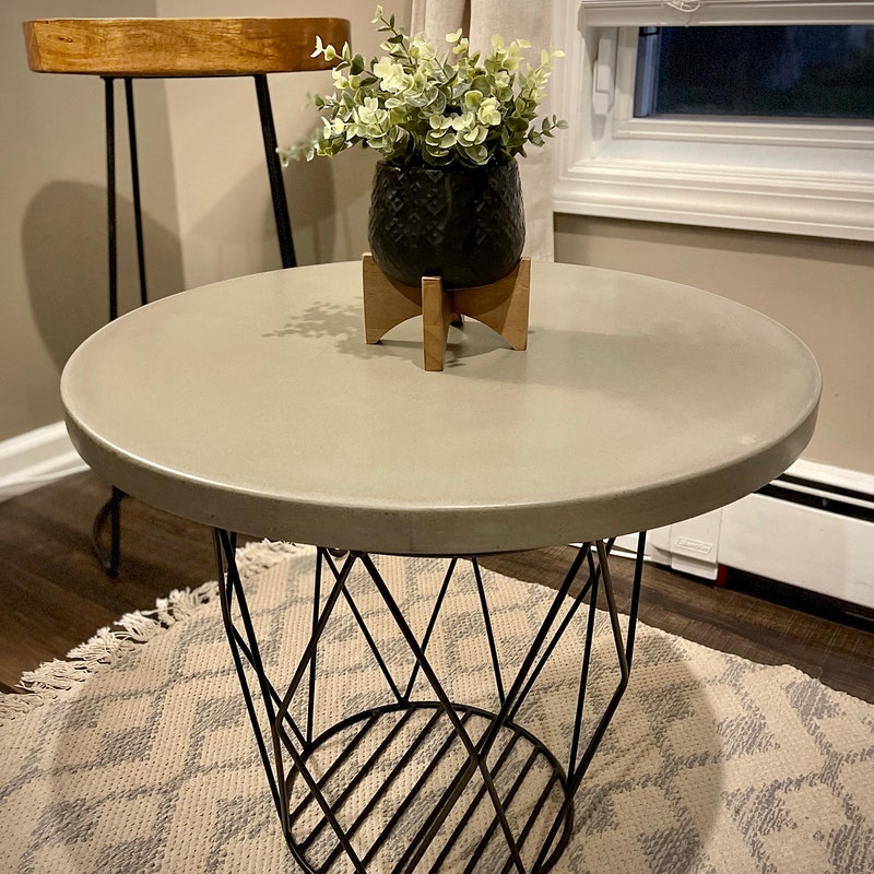 Concrete Table - Etsy