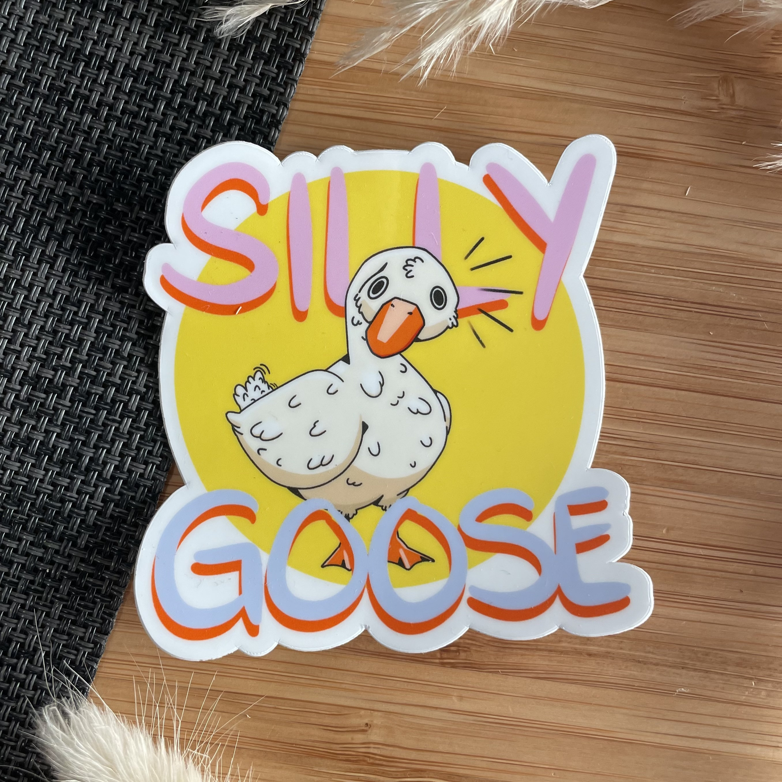 Silly Goose Sticker - Etsy