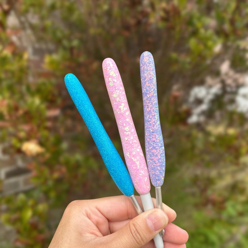 Resin Crochet Hook Set - Etsy