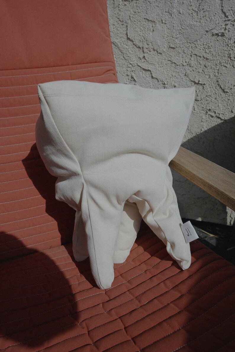 Pillow Dentata Classic White Molar Tooth Pillow - Etsy
