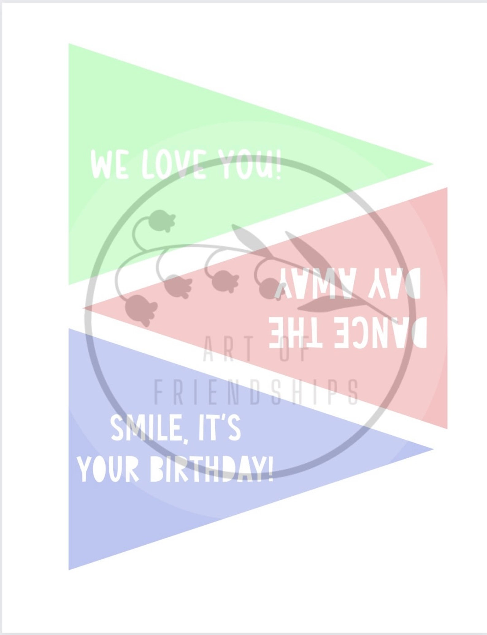 Happy Birthday Pennant Flags. Printable, Easy Decorations. 15 Flags - Etsy