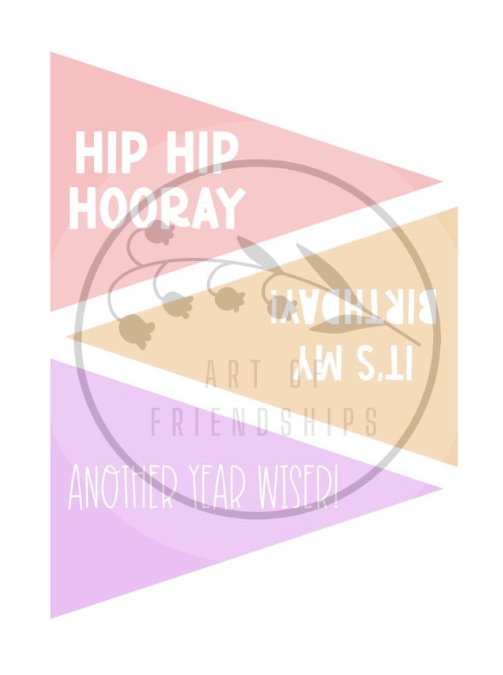 Happy Birthday Pennant Flags. Printable, Easy Decorations. 15 Flags - Etsy