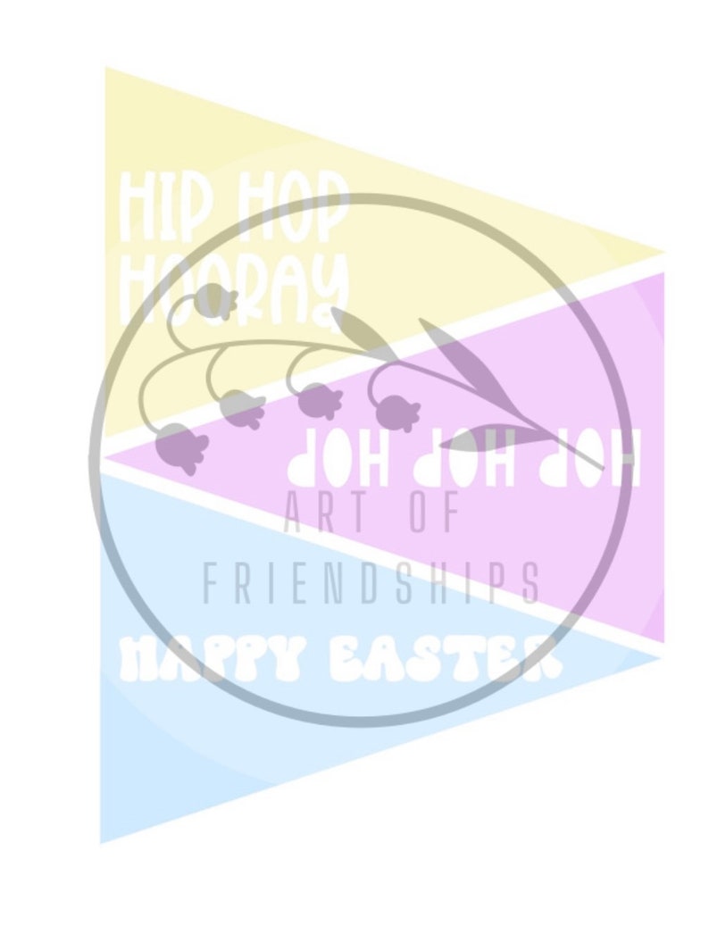 Easter Pennant Flags 18 Printable Flags. Happy Easter - Etsy