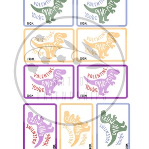 Printable Dino-mite Valentines, Classmates, Friends, Coworkers - Etsy