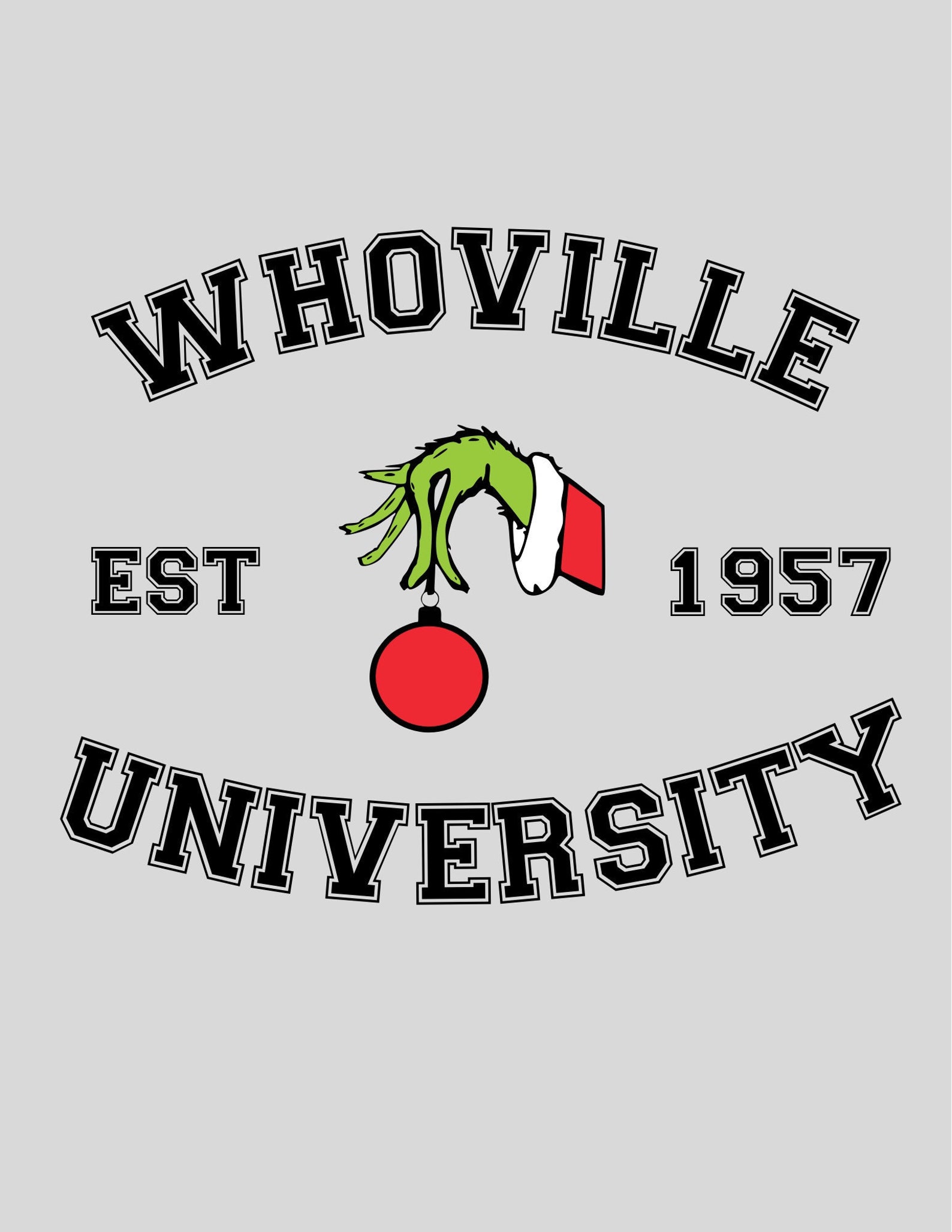 Whoville Grinch University SVG & PNG - Etsy