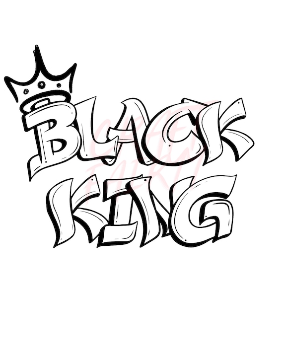 Drawings Of Graffiti Words King