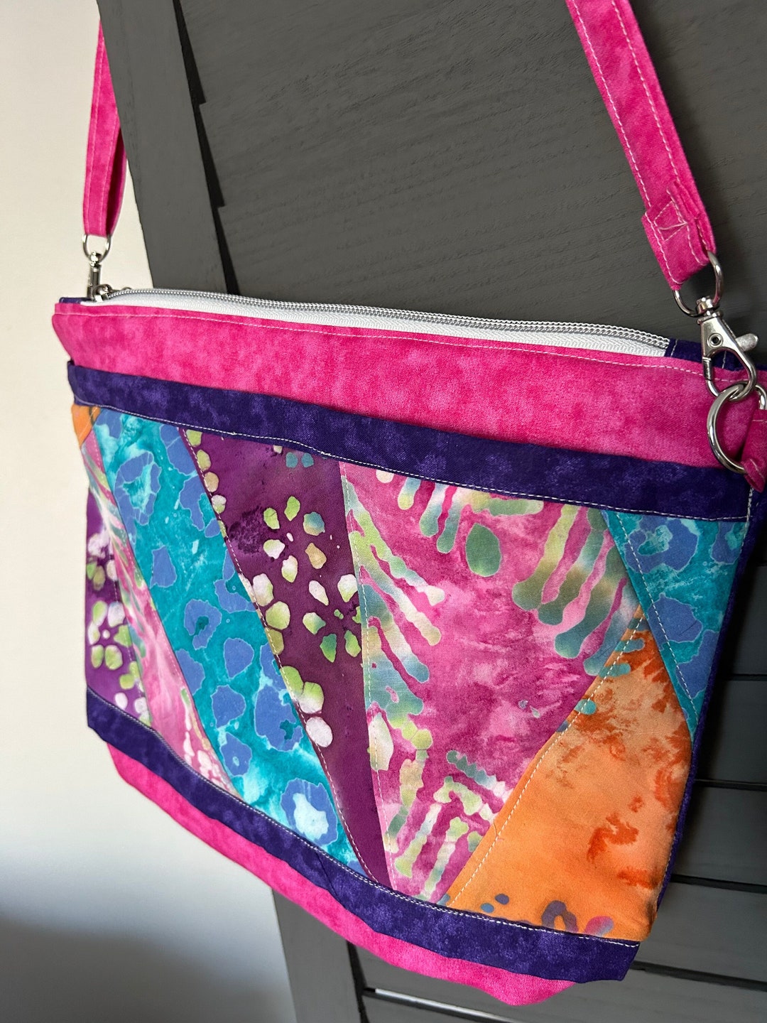 Handmade Quilted Bag | Handmade Patchwork Purse | Handmade Purse ...