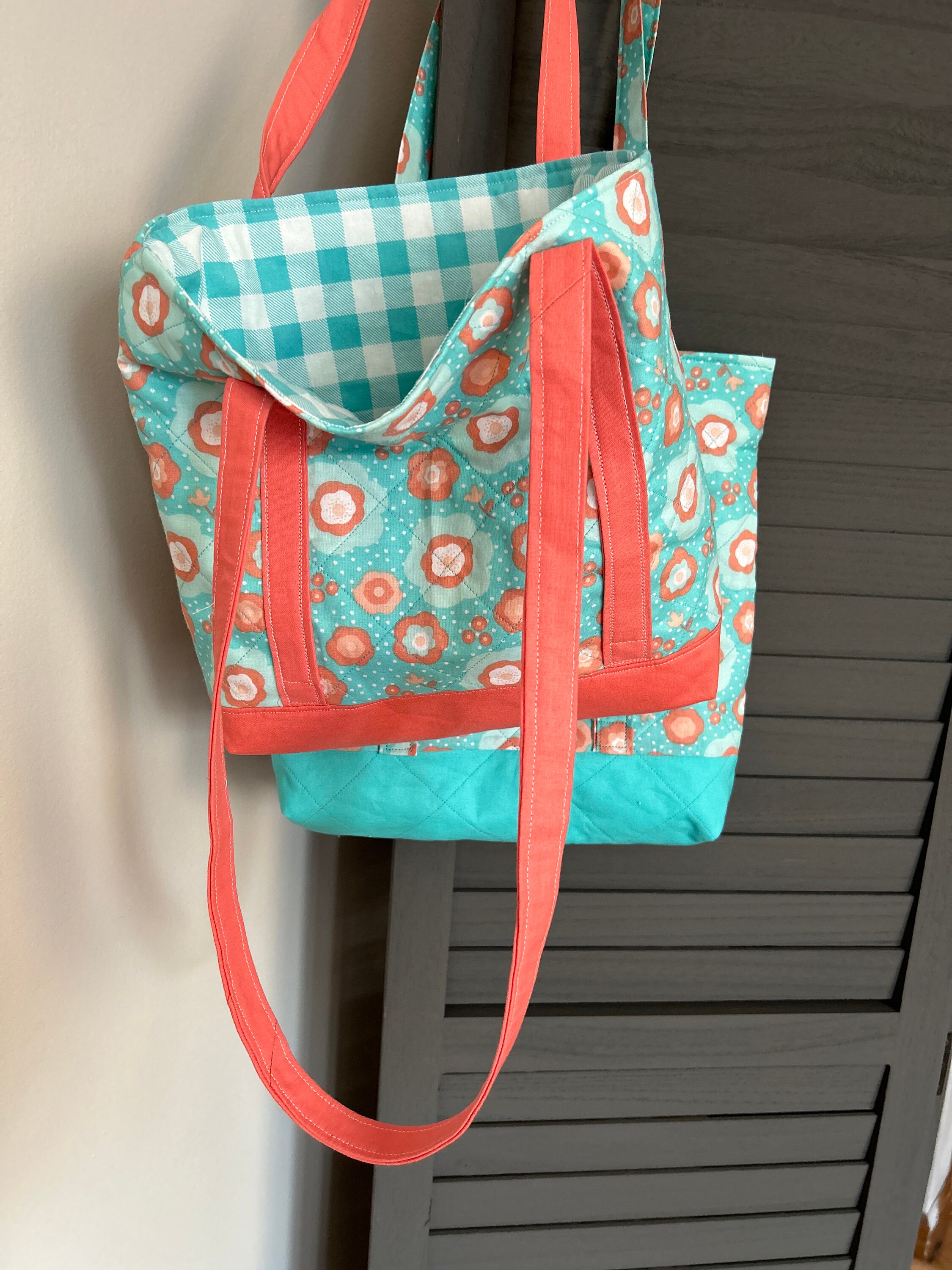 Quilted Tote Bag Handmade Tote Bag Fabric Tote Bag Gift - Etsy