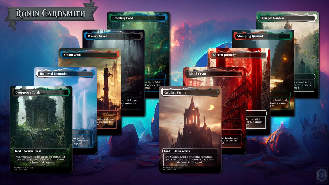 Shockland Set Fullart Proxy Cards - Etsy