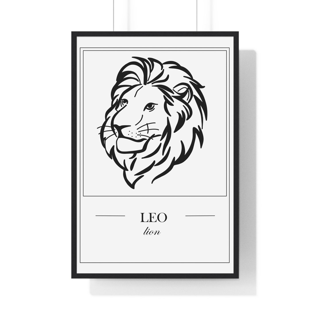 Leo Name Poster Print - Etsy