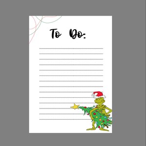 Grinch to Do List - Etsy