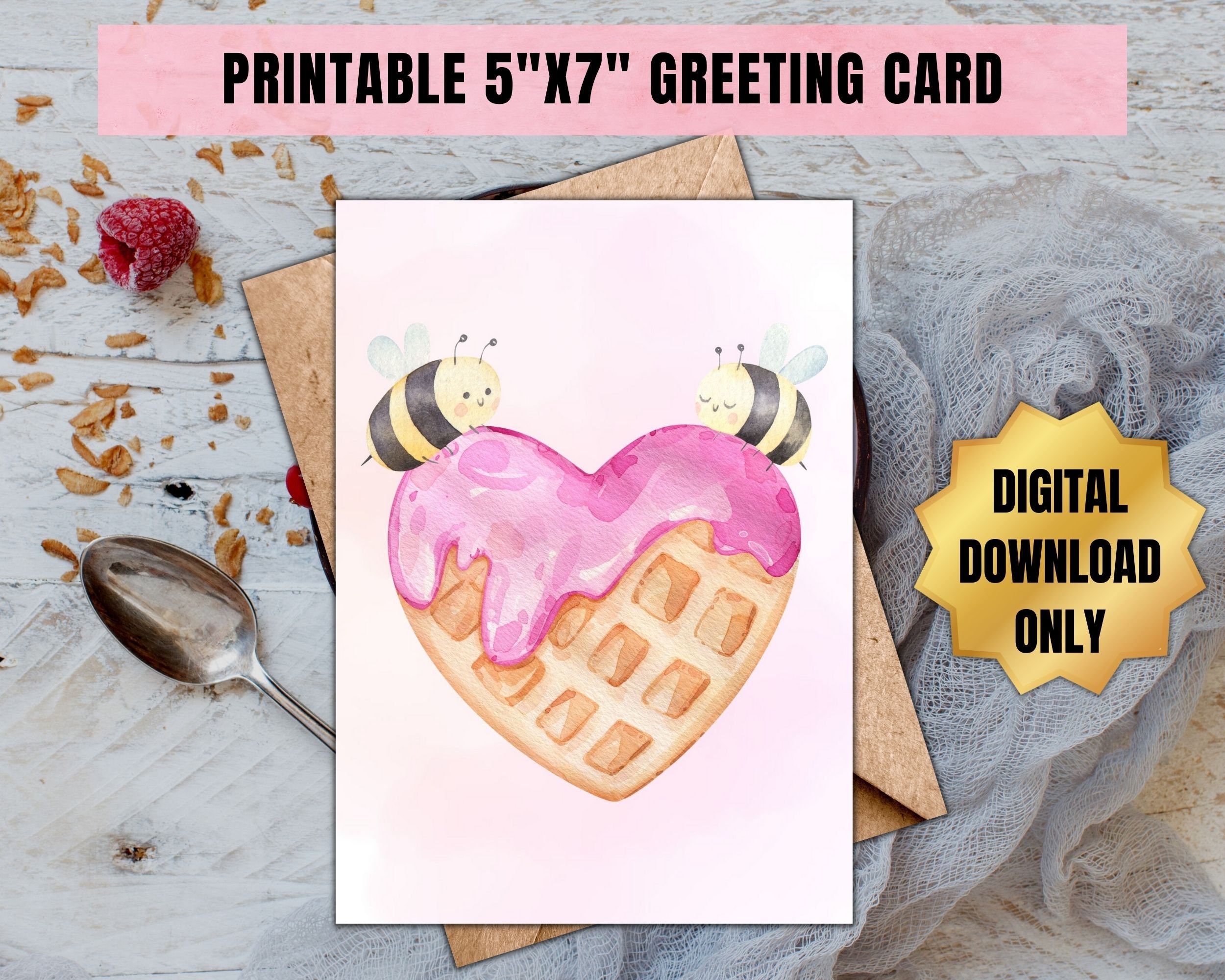 Printable Bee Mine Greeting Card - Etsy