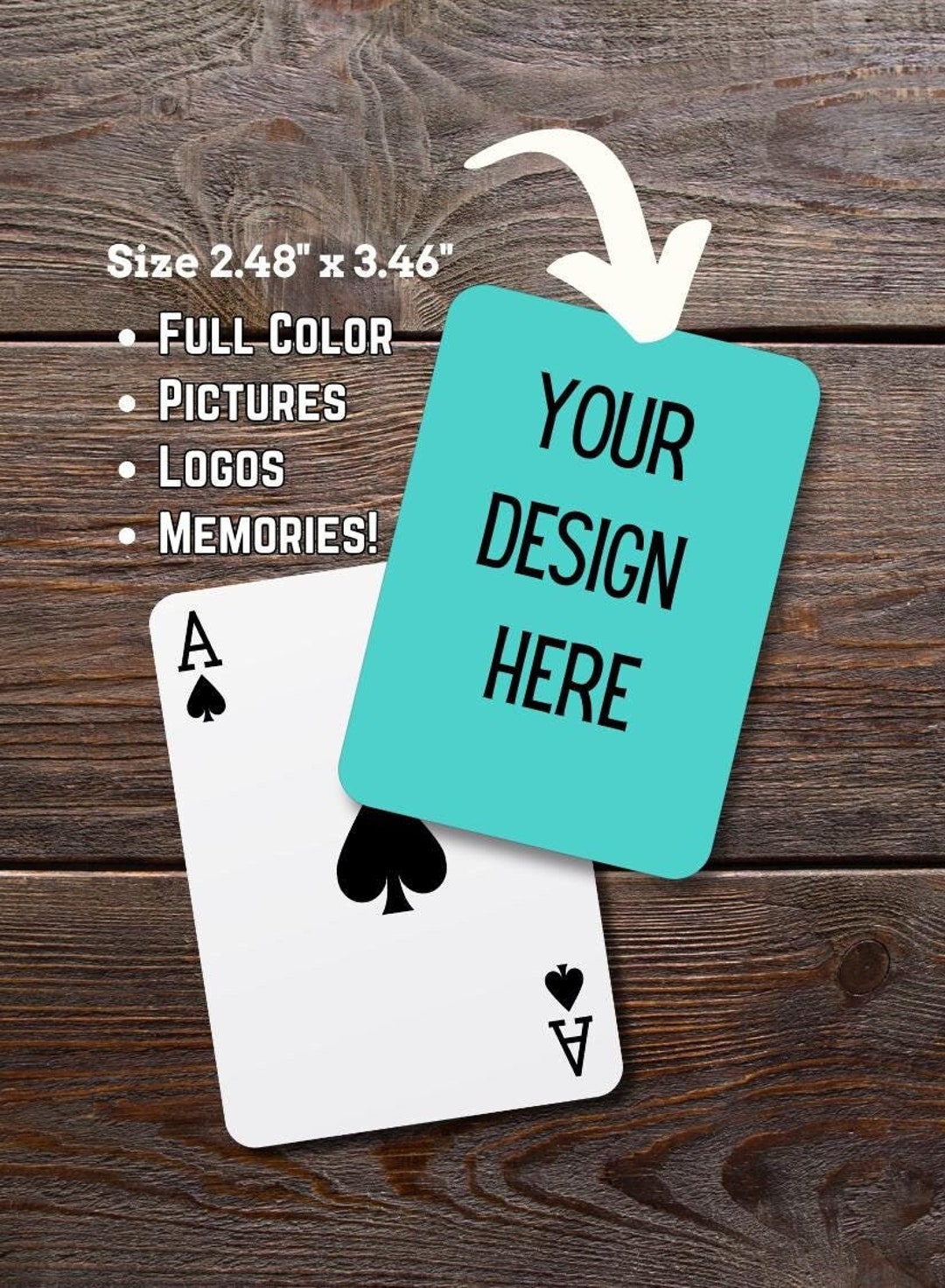 Custom Playing Cards, Personalized Playing Cards, Monogrammed Deck of ...