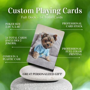 Custom Playing Cards: Wedding Guest Book Alternative, Monogrammed Deck ...