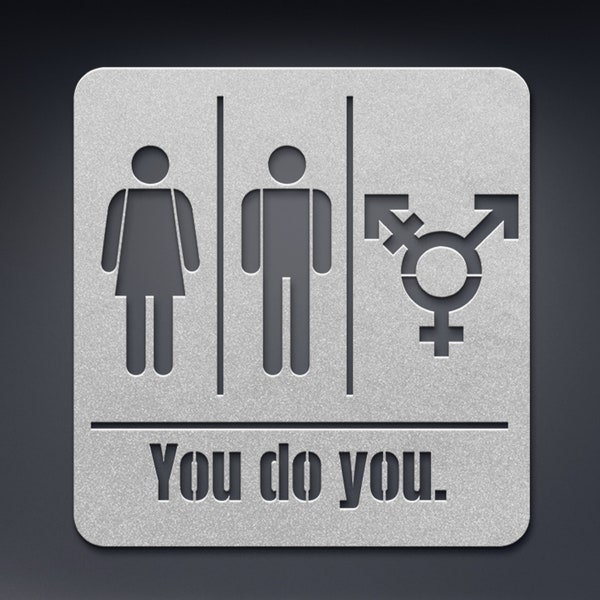 All Gender Restroom Sign - Etsy