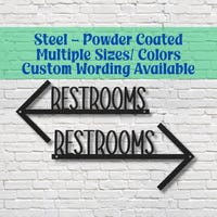 Restroom Signs - Etsy
