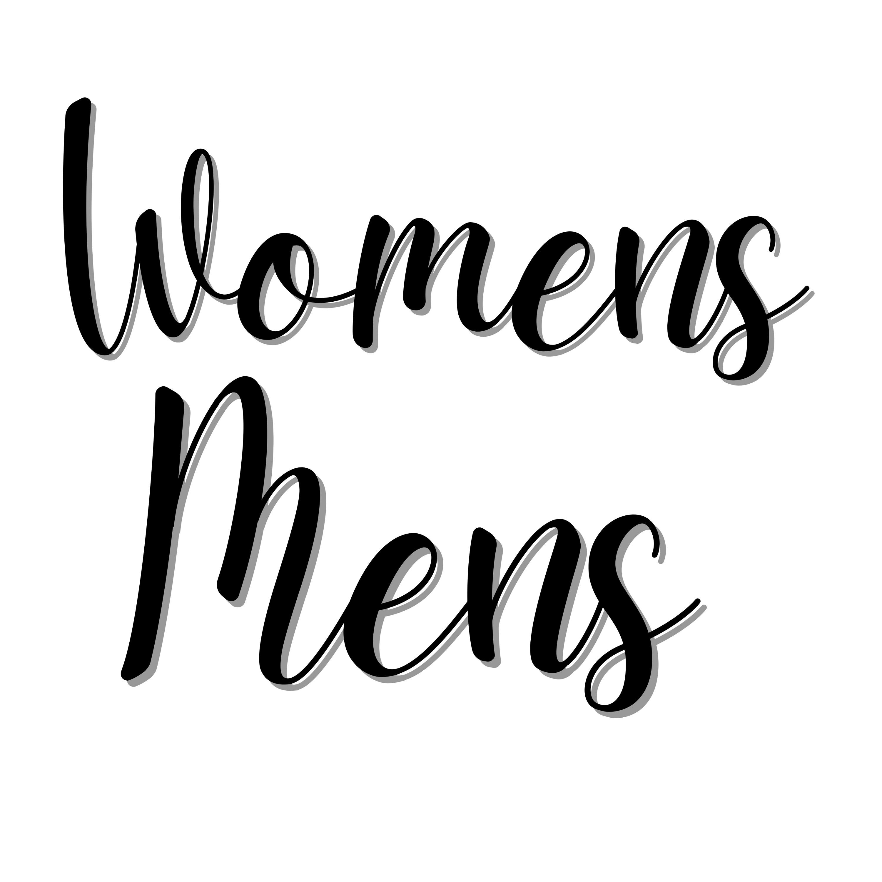 Cursive Metal Restrooms Sign, Modern Steel Restroom Signage - Etsy
