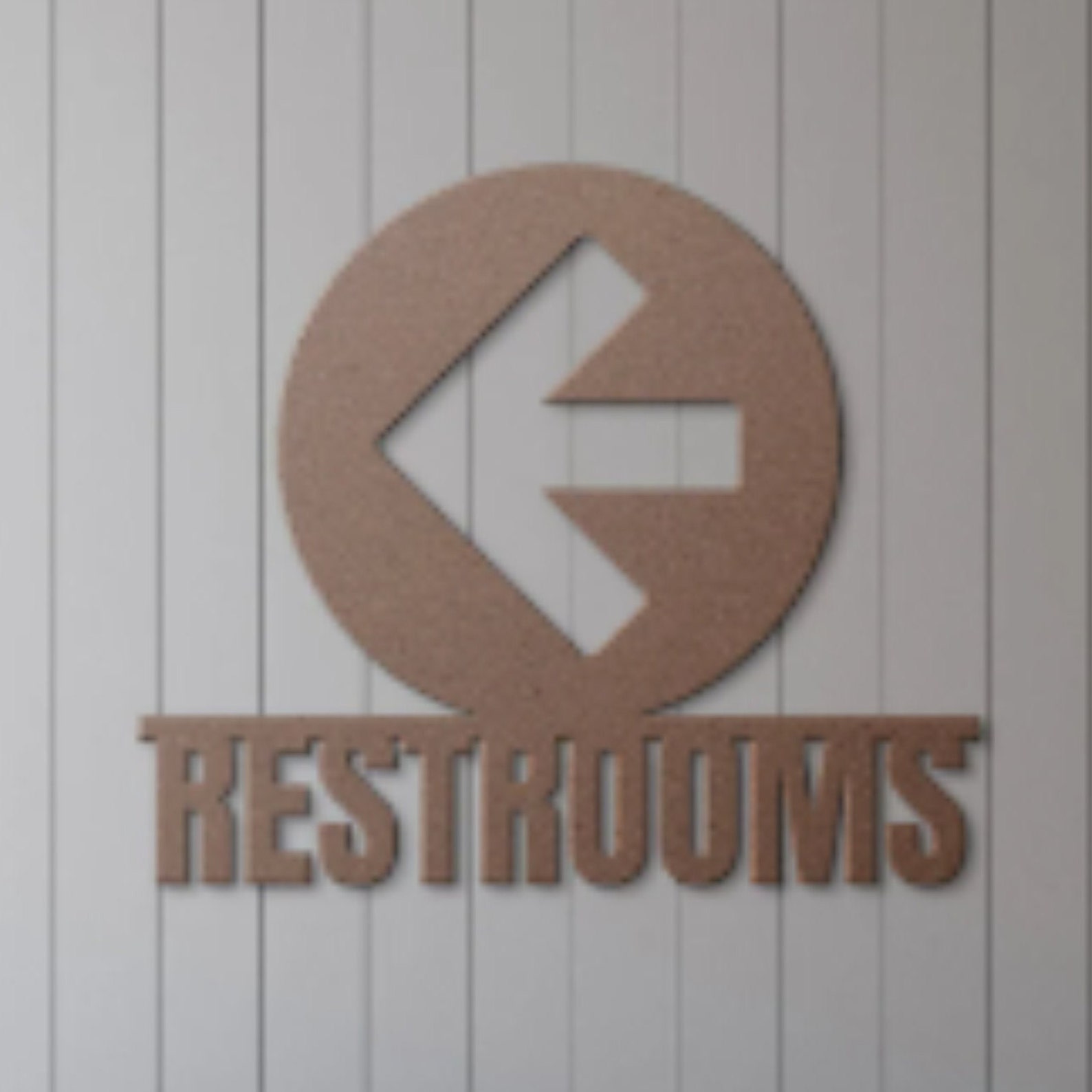 Restroom Sign for Office, Bathroom Sign for Business, Lavatory Sign ...