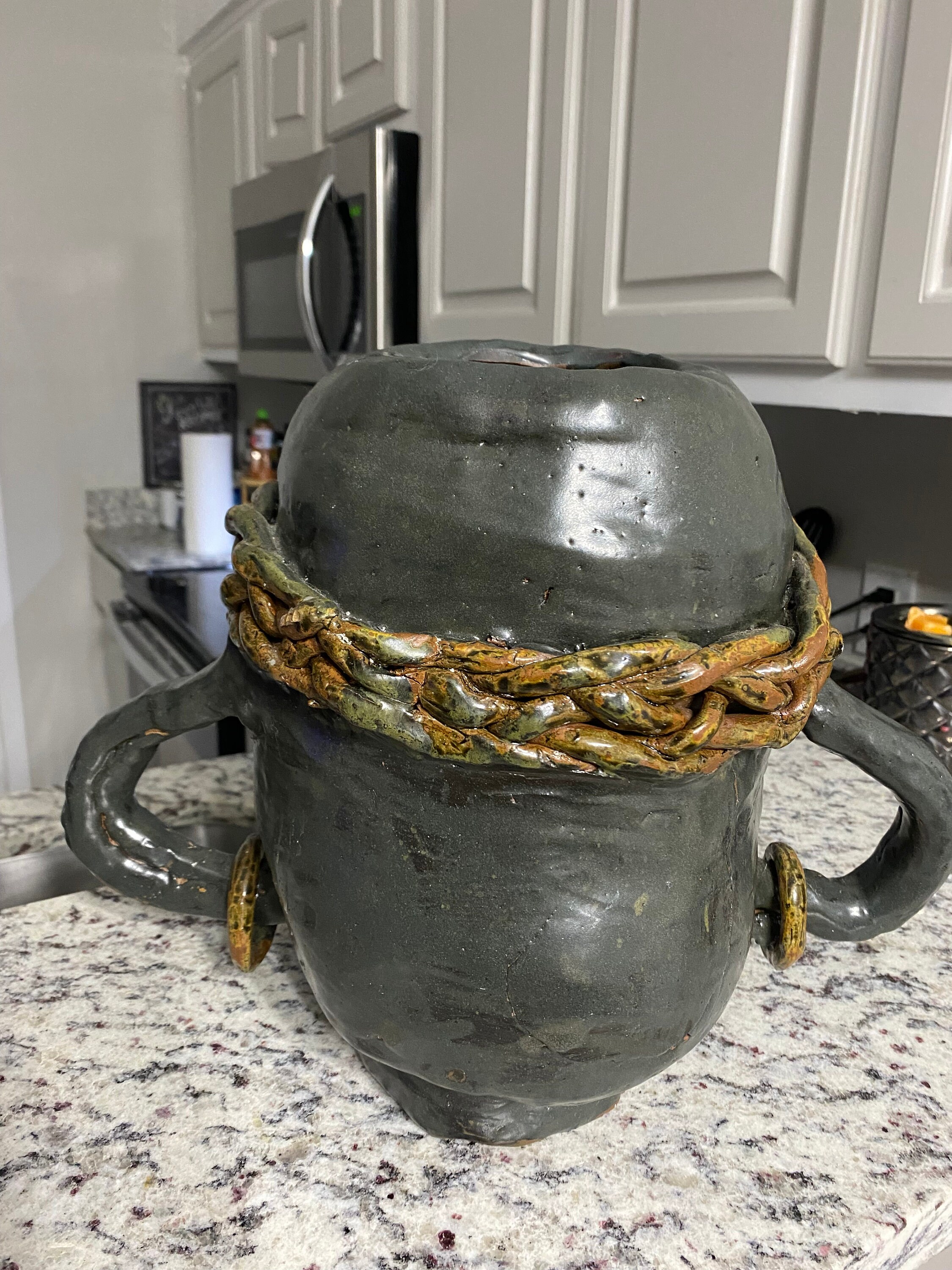 Big Berthaglazed Ceramic African Mask Flower Pot Vase - Etsy