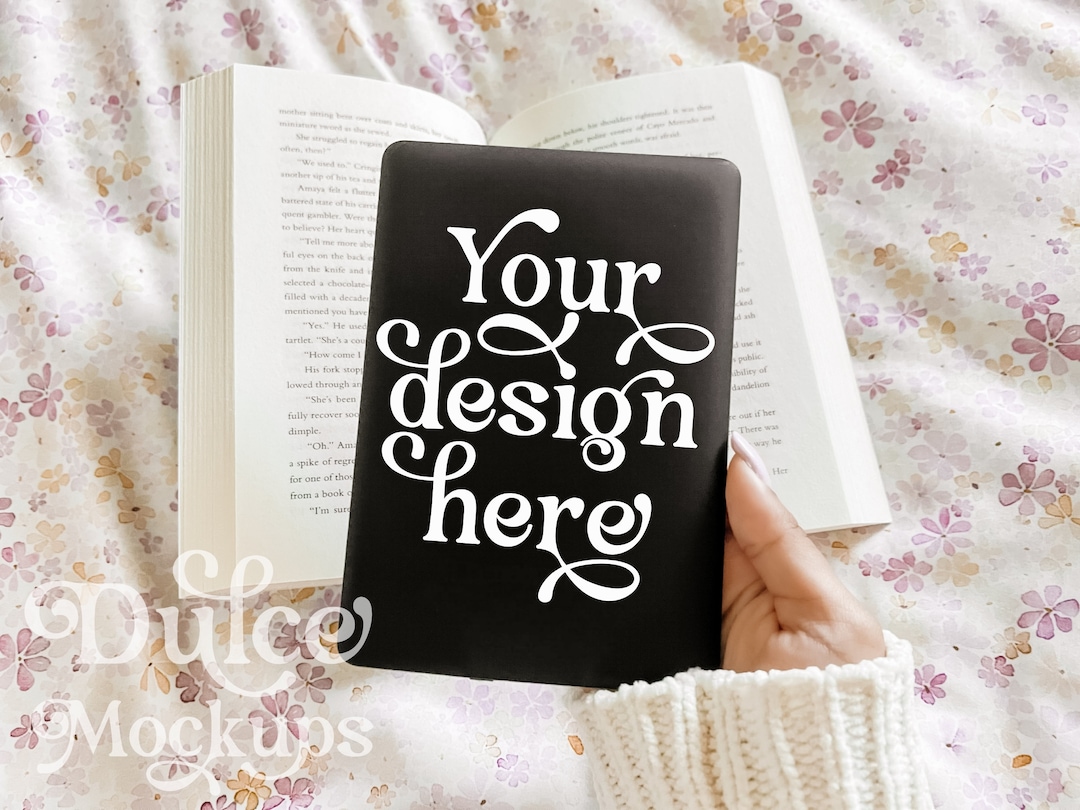 Kindle Sticker Mockup E-book E-reader Stickers Template Tablet Mockup ...