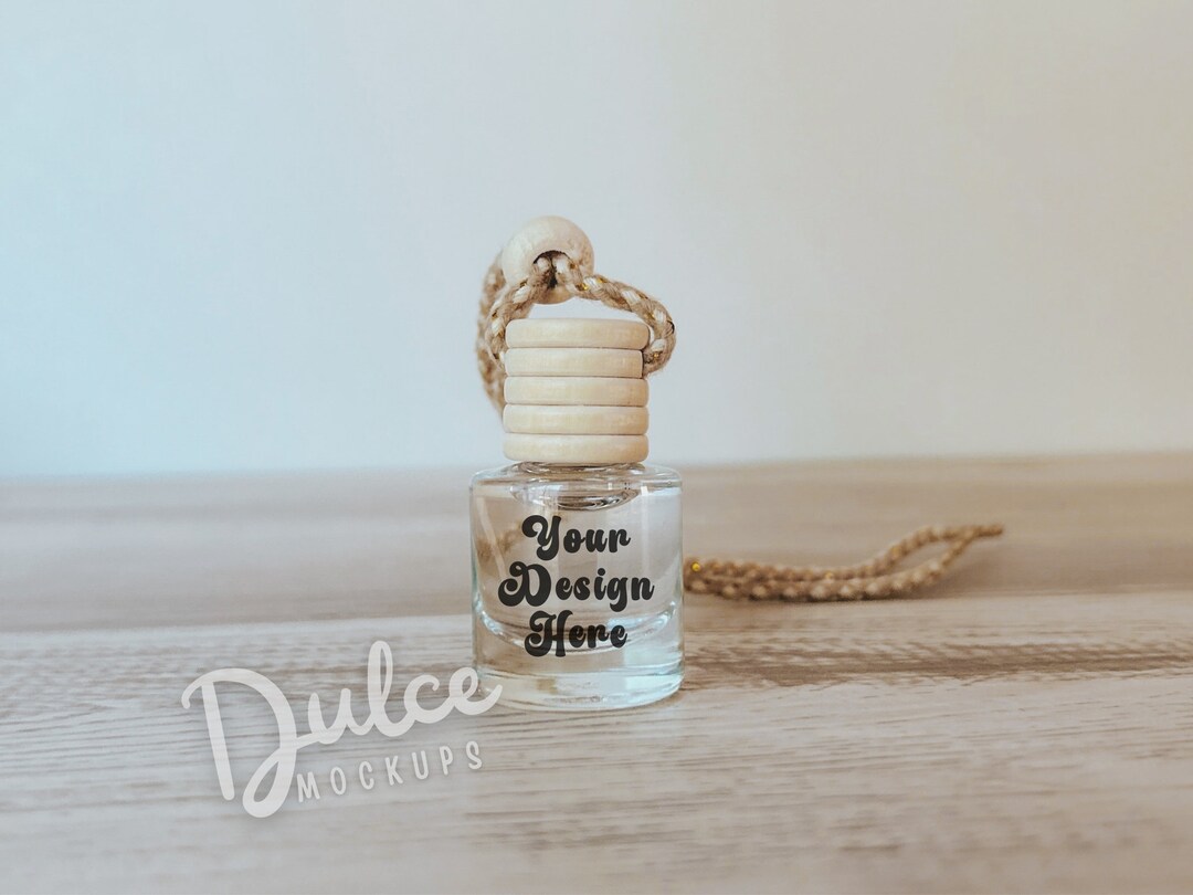 Car Diffuser Mockup Label Template Canva Mockup Car Air Freshener ...