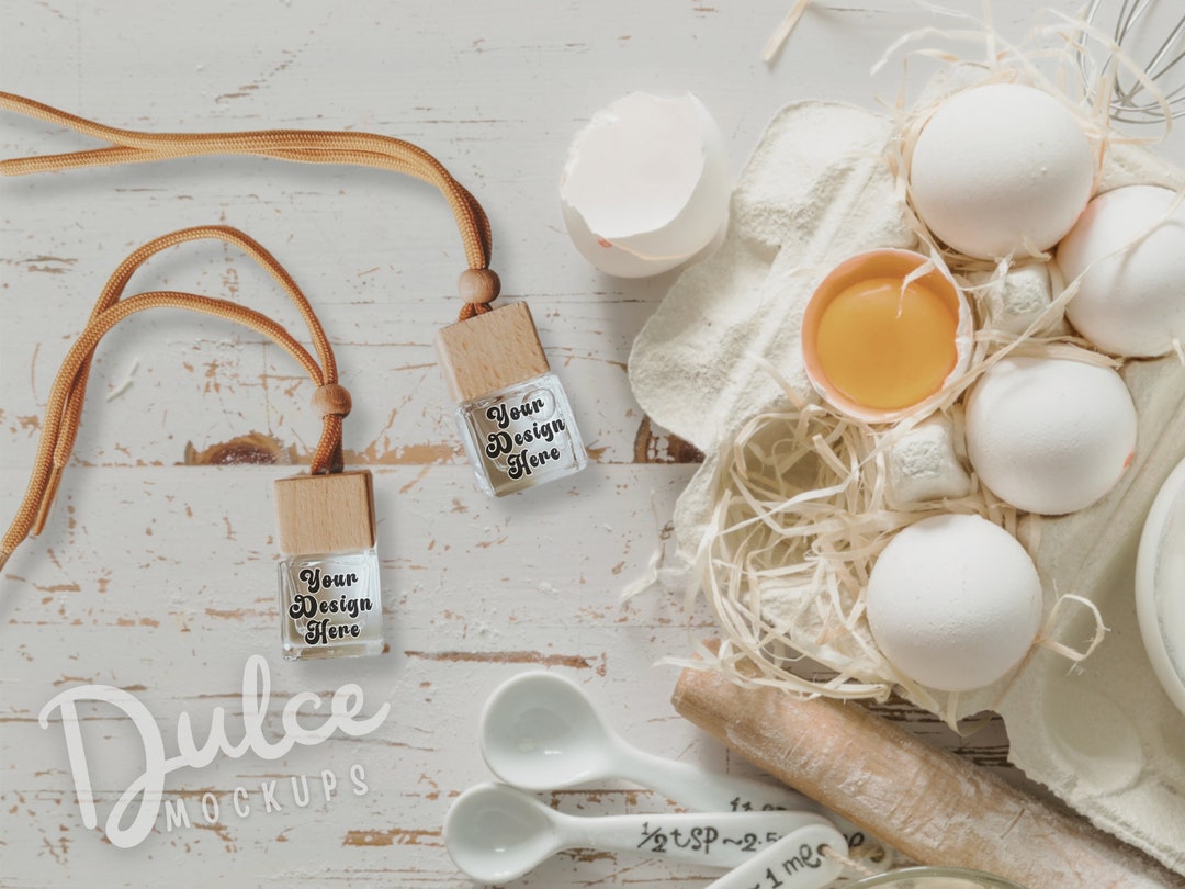 Square Glass Car Diffuser Mockup Square Style Glass Diffuser Air ...