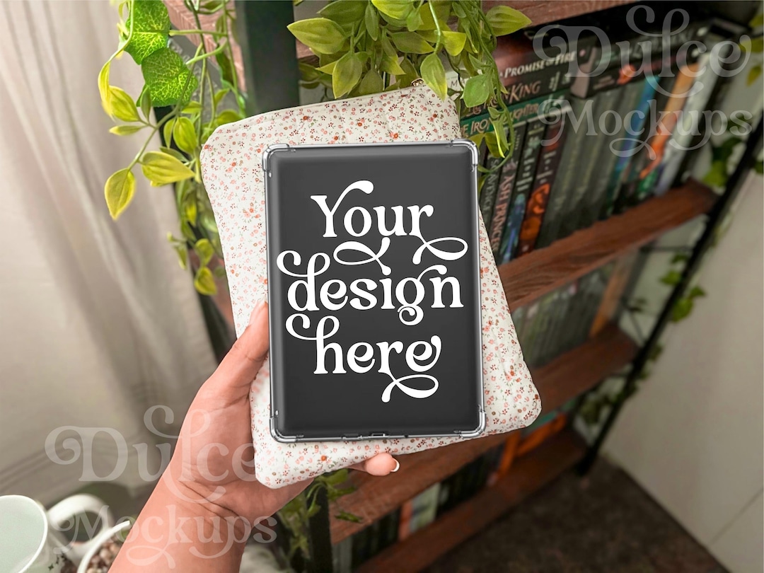 Kindle Mockup Kindle Clear Case Mockup Tablet Sticker Mockup Kindle ...