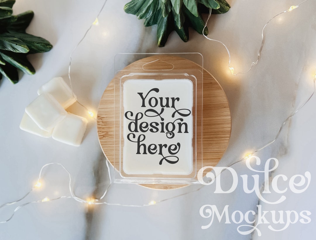 White Wax Melts Mockup Wax Tarts Mockup Clamshell Mockup Cosy Mockup ...