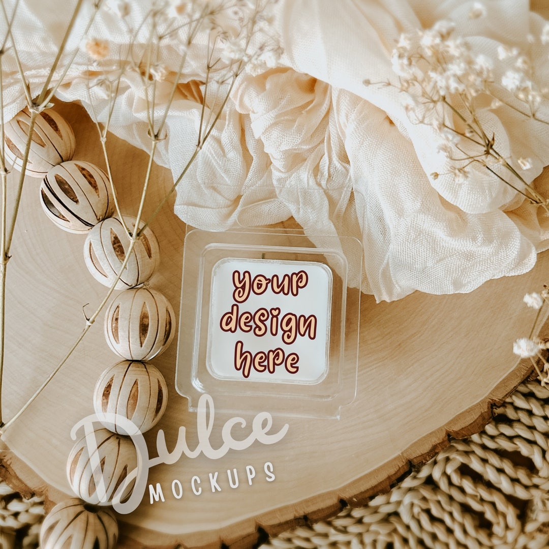 Single Cube Mockup Mini Wax Melt Mockup 1 Oz. Sample Mockup Wax Melts ...