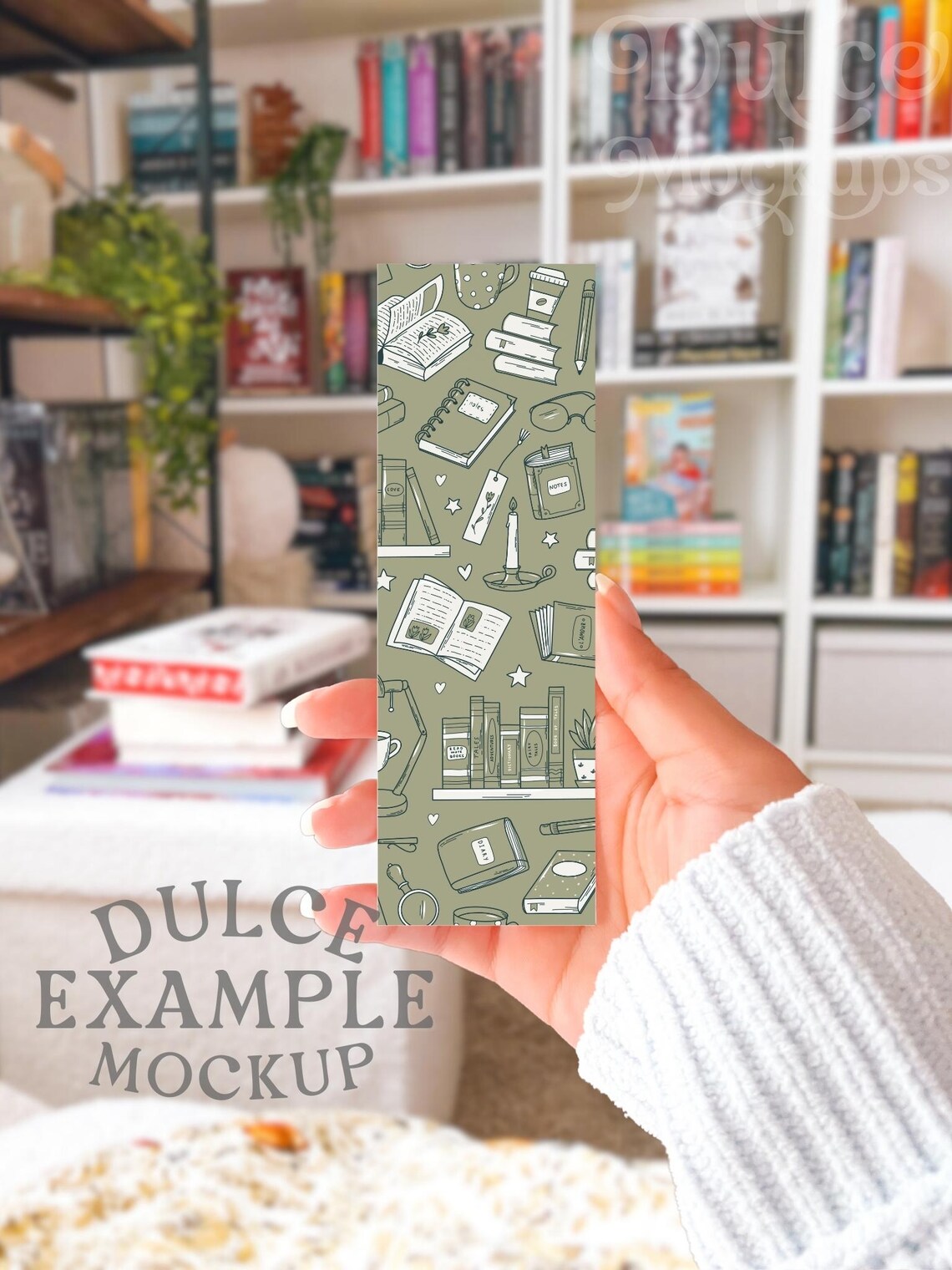 Mockup Bookmark Mockup 2x6 Bookmark Bundle Blank Bookmark Stationary ...