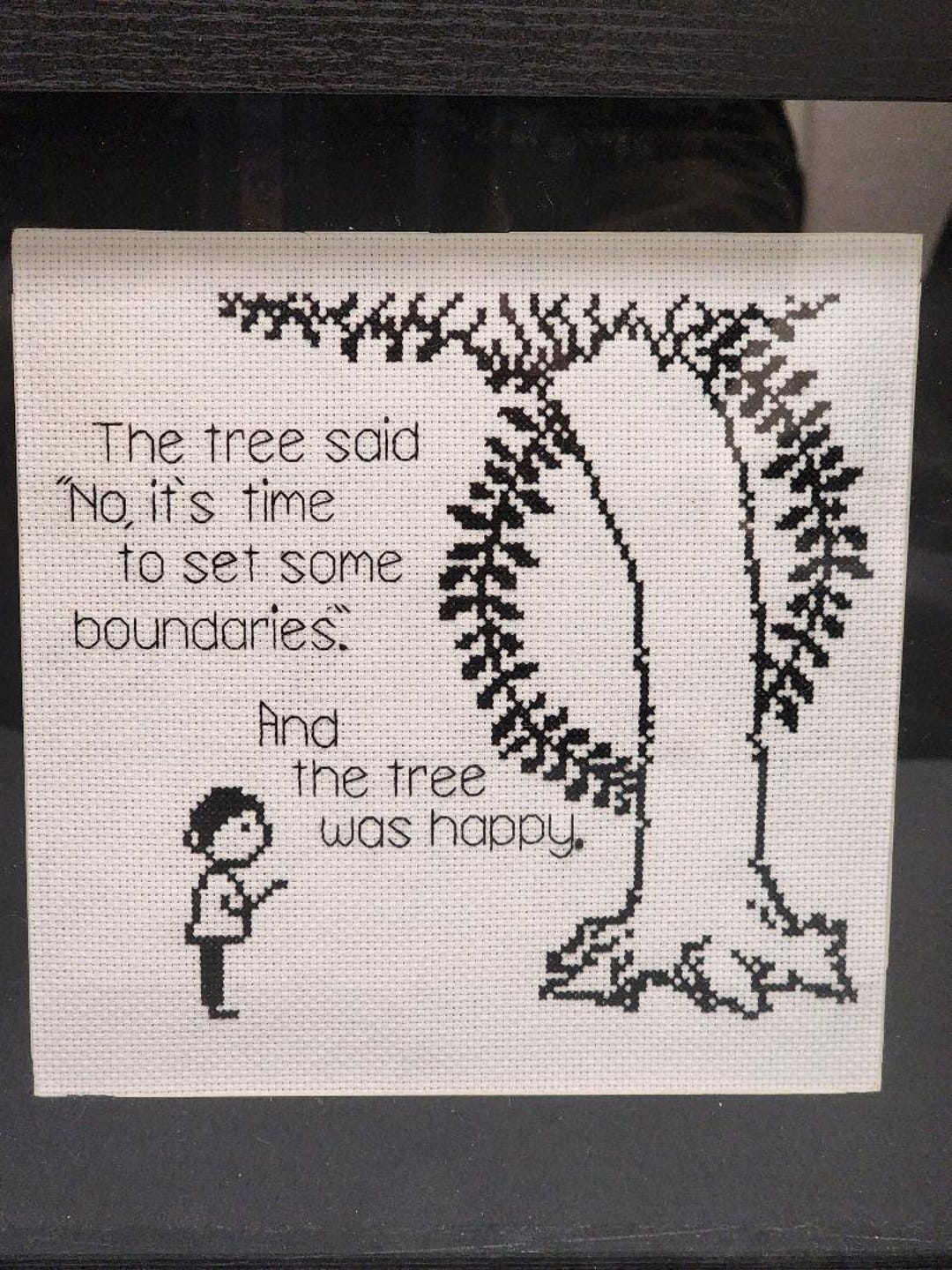 The Giving Tree Boundaries - PDF Digital Cross Stitch Pattern - Etsy
