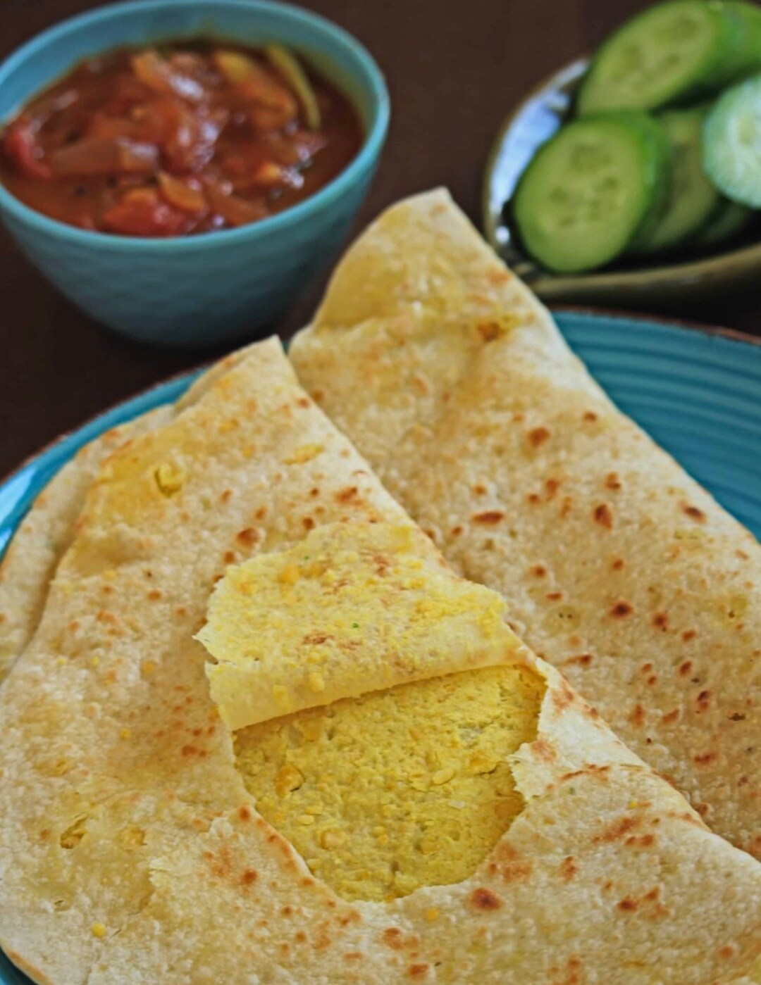 Dhal Puri Roti /split Pea Roti /homemade Roti 3 Whole Roti - Etsy Canada