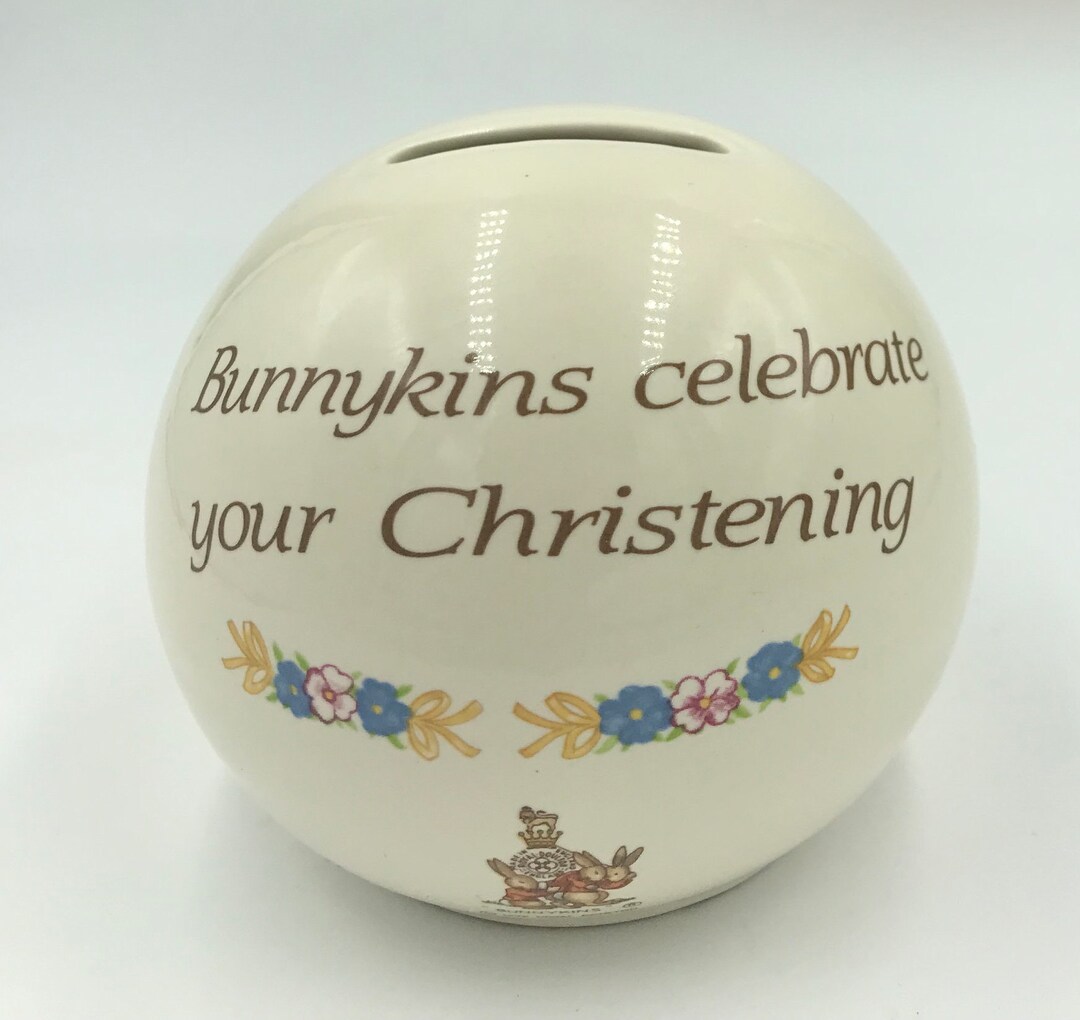 Royal Doulton Bunnykins 1936 Christening Money Ball Bank - Etsy