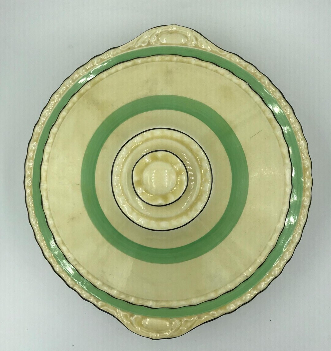 Vintage Myott Son & Co. England Hand Painted Tureen Serving Bowl With ...