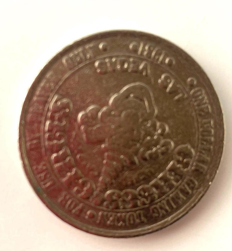 Vintage 1981 Circus Circus Las Vegas One Dollar Gaming Token - Etsy