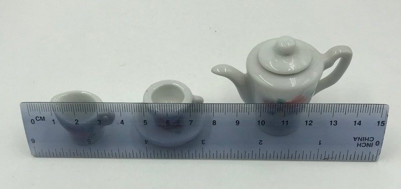 Miniature Tea Set Pieces - Made in Japan - Etsy